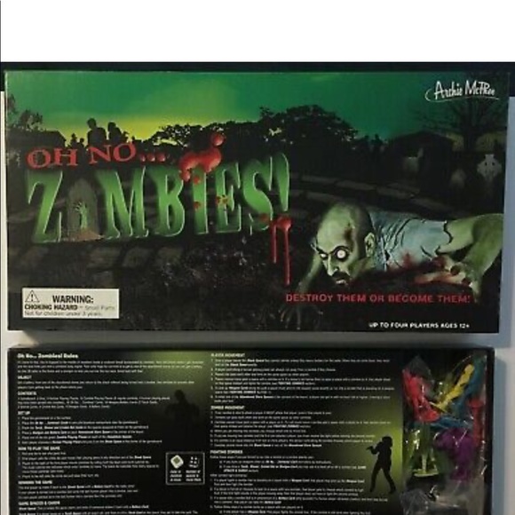 Archie Mcphee | Games | Zombies Board Game By Archie Mcphee New Oh ...